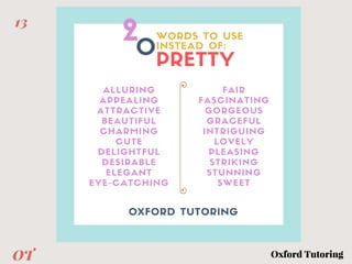 18 overused words to replace when writing | PDF