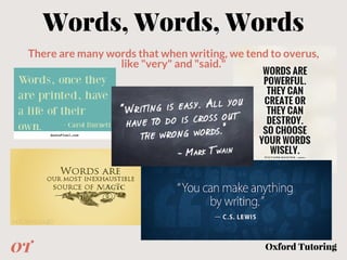 18 overused words to replace when writing | PDF