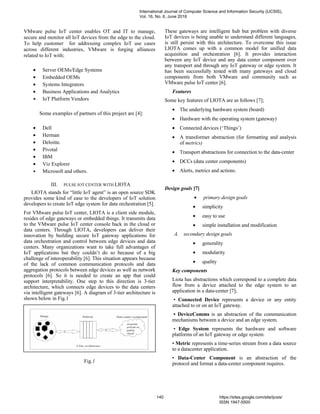 VMware pulse IoT center, an IoT management suite | PDF