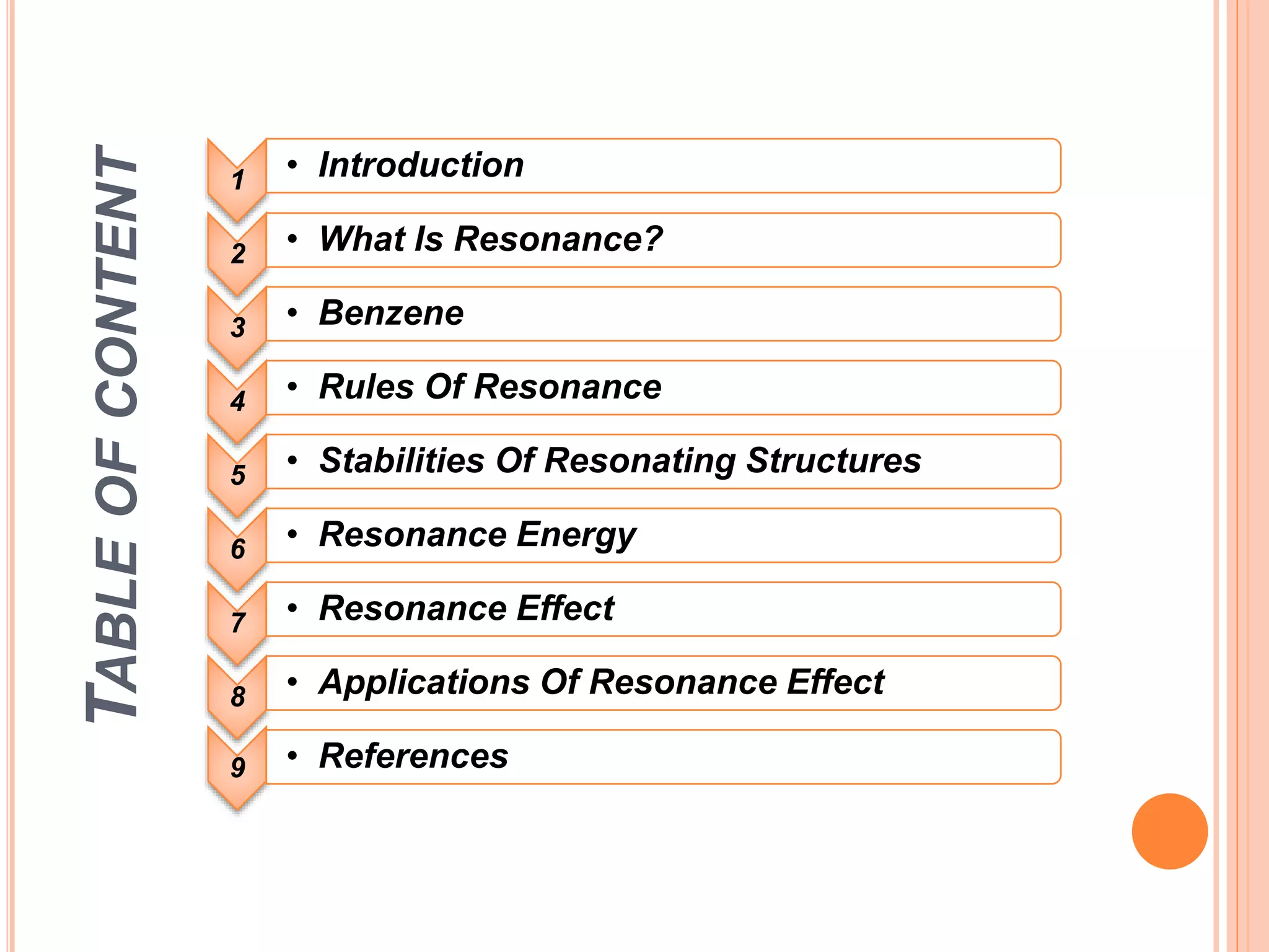 RESONANCE AND IT'S APPLICATION | PPTX