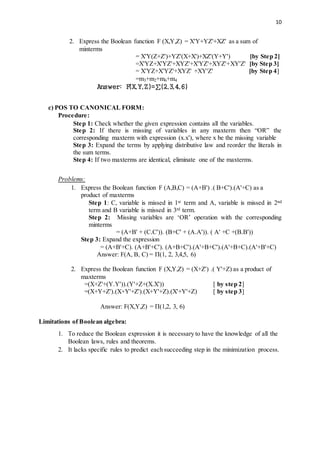18 pc09 1.2_ digital logic gates _ boolean algebra_basic theorems | PDF