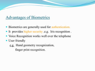 Biometrics | PPT