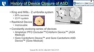 Evidence-based Management of Atrial Septal Defects and Patent Foramen ...