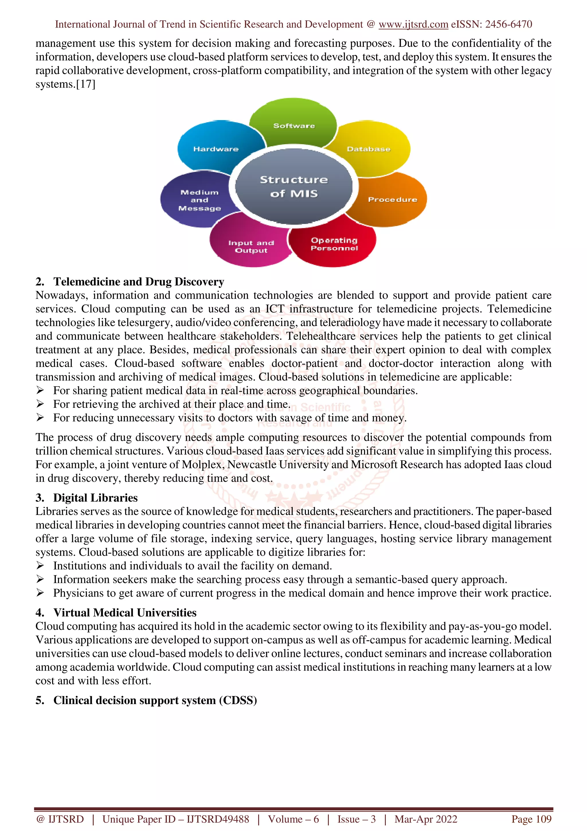 Role of Cloud Computing in Healthcare Systems | PDF