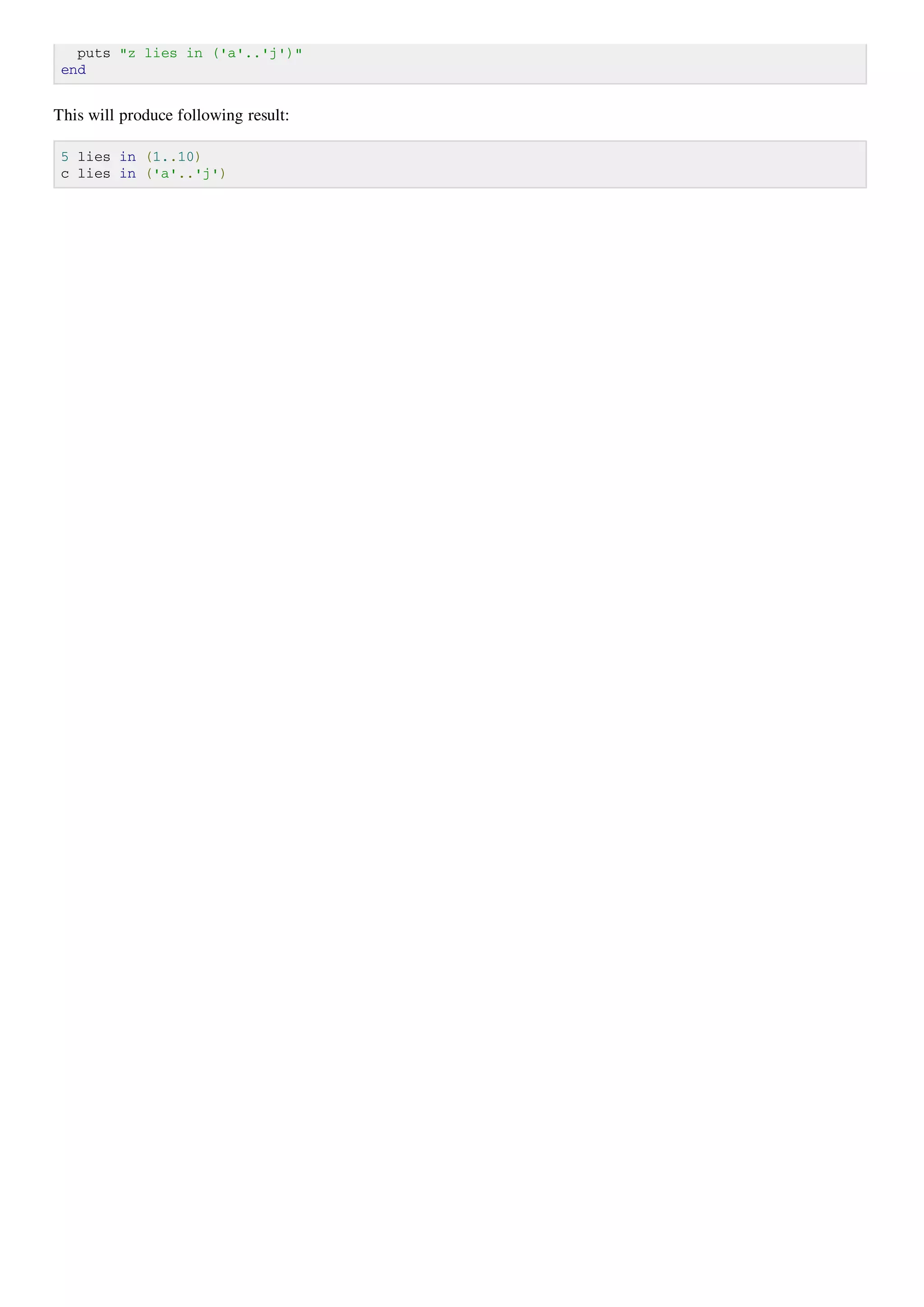 18 ruby ranges | PDF