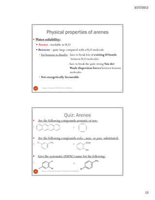 (18) session 18 arenes (aromatic hydrocarbons) (1) | PDF