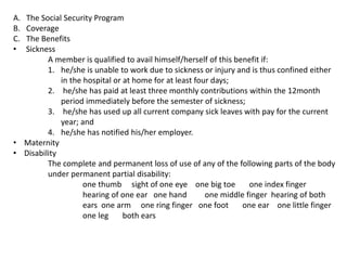 Social Security Benefits | PPTX