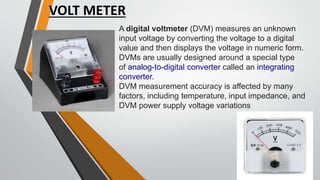 various types of meters | PPTX