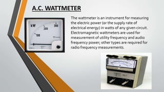 various types of meters | PPTX