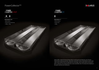 Solarus Powercollectors Technical Brochure | PDF