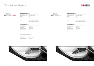 Solarus Powercollectors Technical Brochure | PDF
