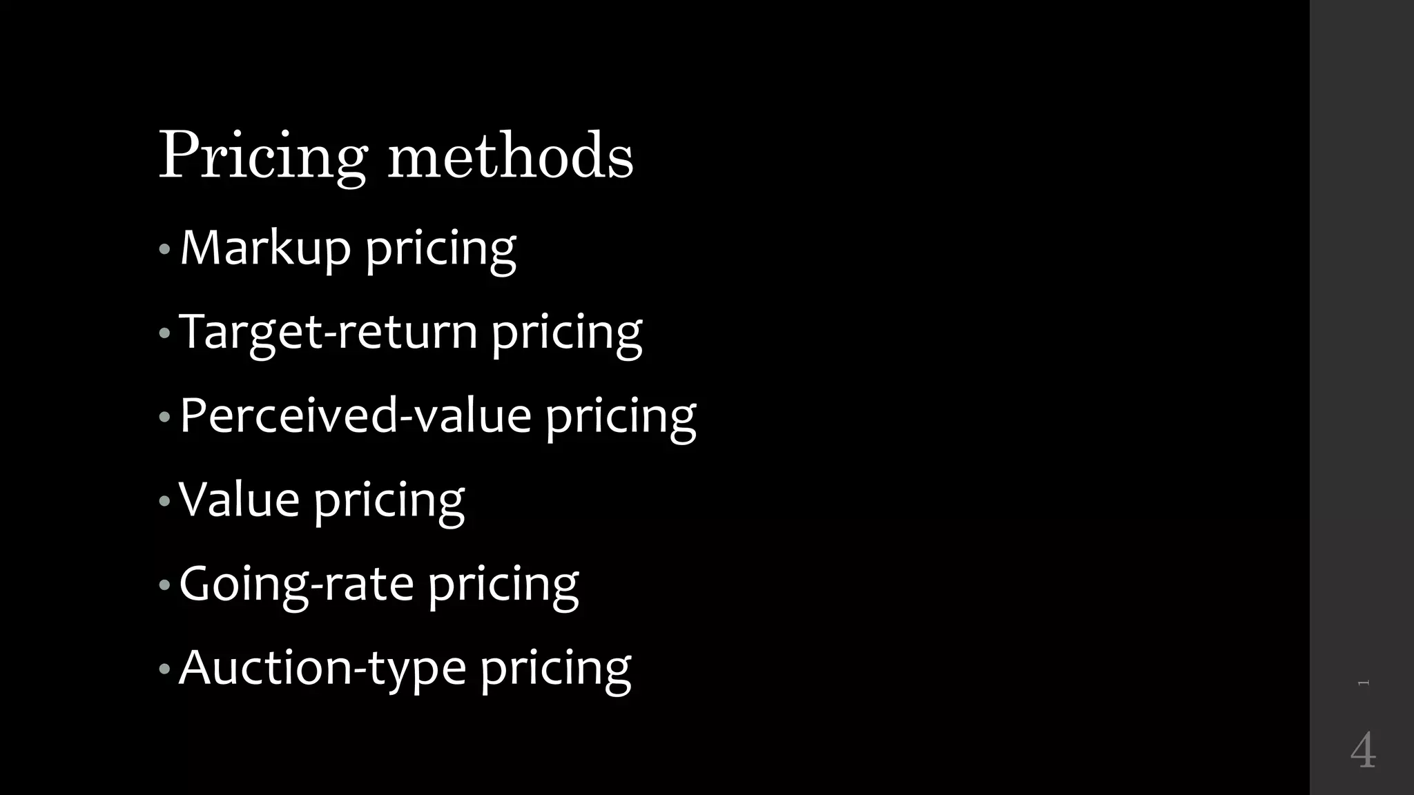 Pricing Methods and Price adaption strategies | PPTX