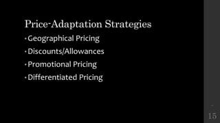 Pricing Methods and Price adaption strategies | PPTX