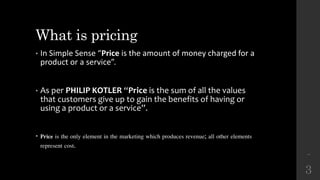 Pricing Methods and Price adaption strategies | PPTX