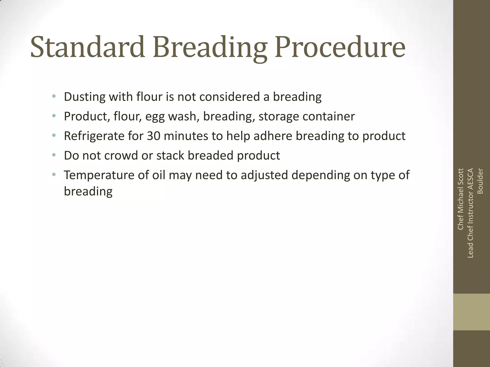 18 standard breading & frying | PPTX