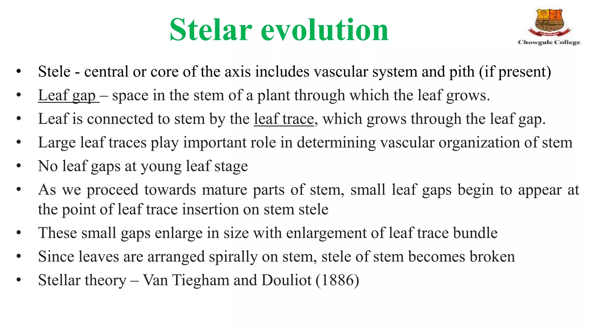 Stelar evolution and alternation of generation | PPTX