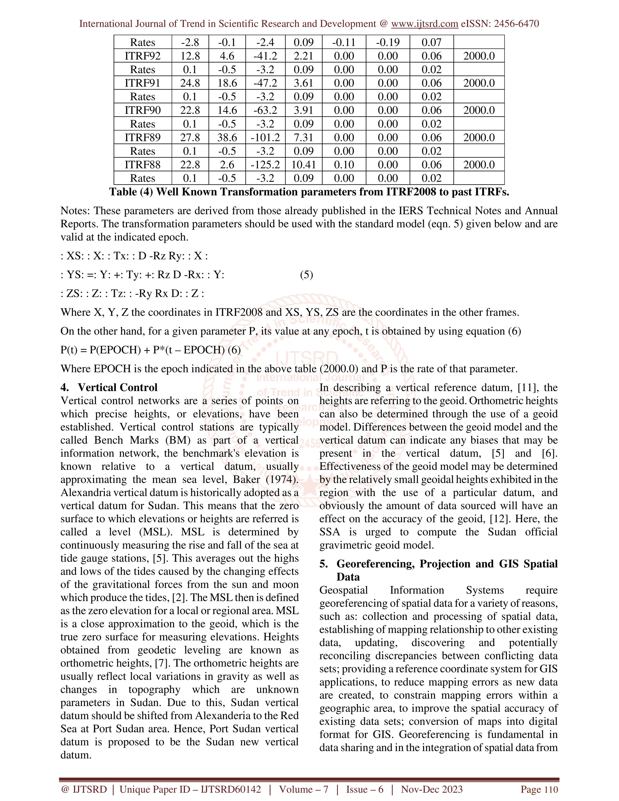 Sudan Geodetic and Geospatial Reference System | PDF | Geography | Science