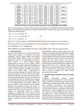 Sudan Geodetic and Geospatial Reference System | PDF | Geography | Science