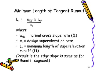 18 Superelevation and Spiral Curves.ppt