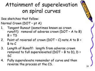 18 Superelevation and Spiral Curves.ppt