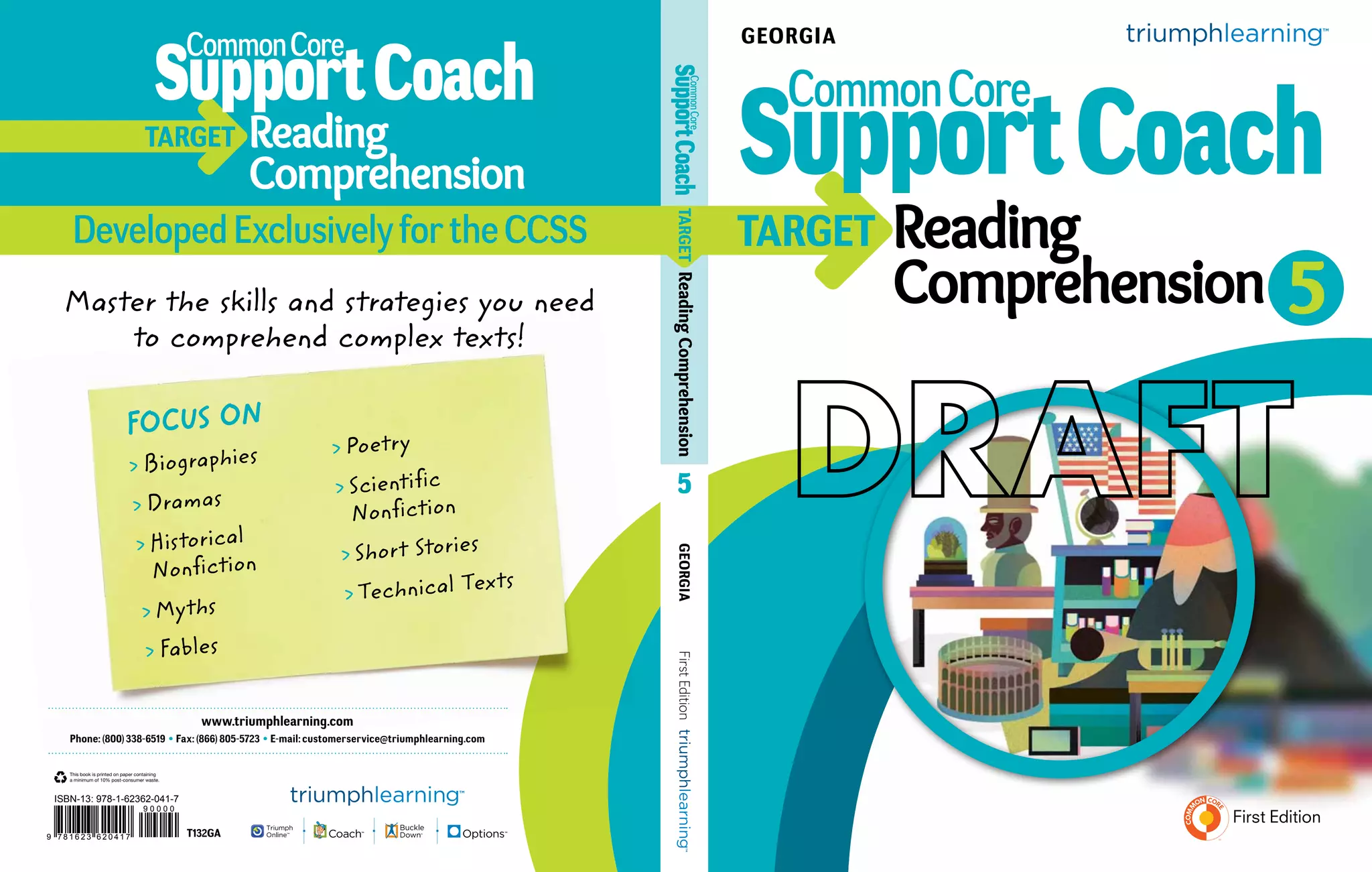 Georgia Common Core Support Coach, CCGPS Edition, Target: Reading ...