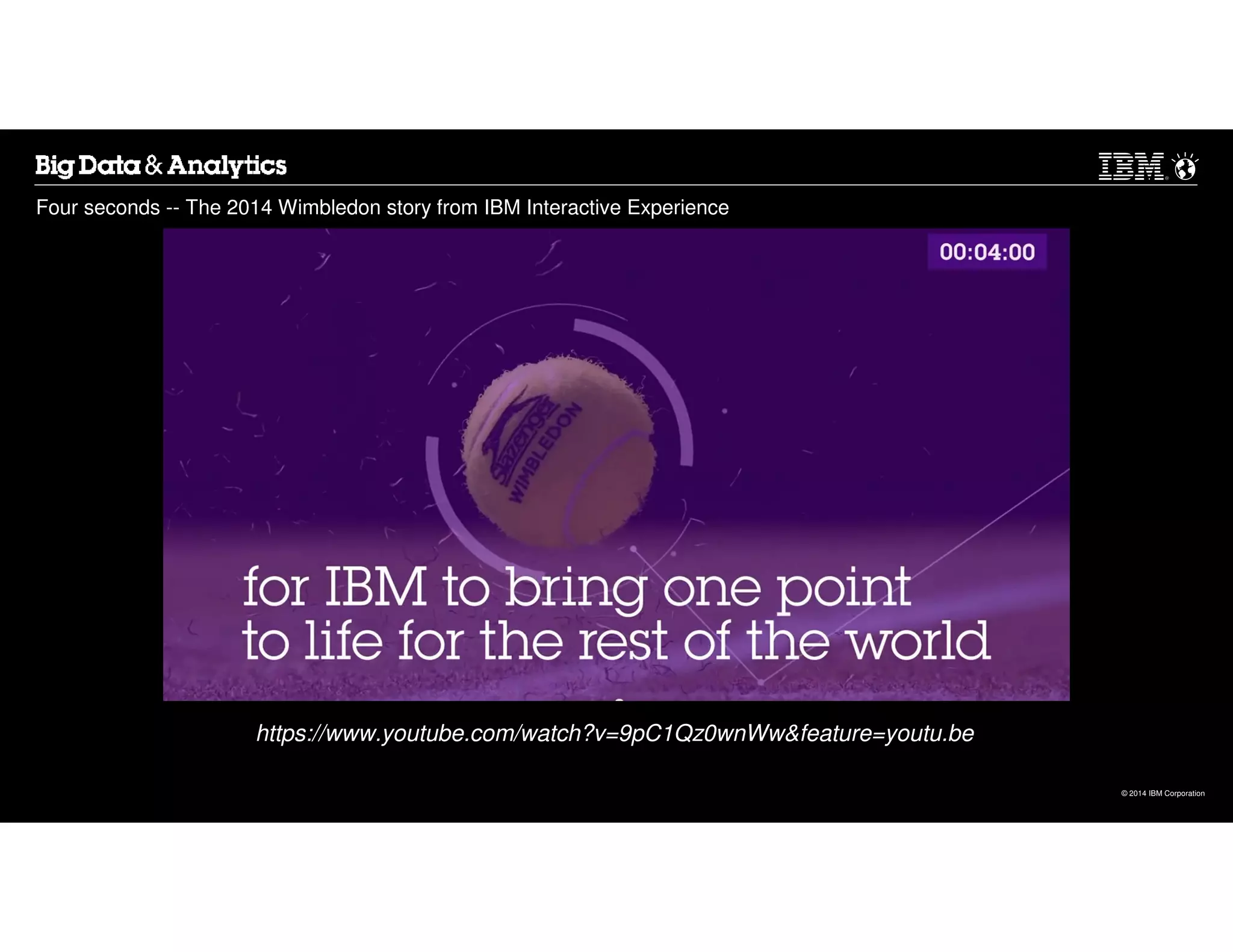 IBM's big data seminar programme- the case for big data & analytics ...