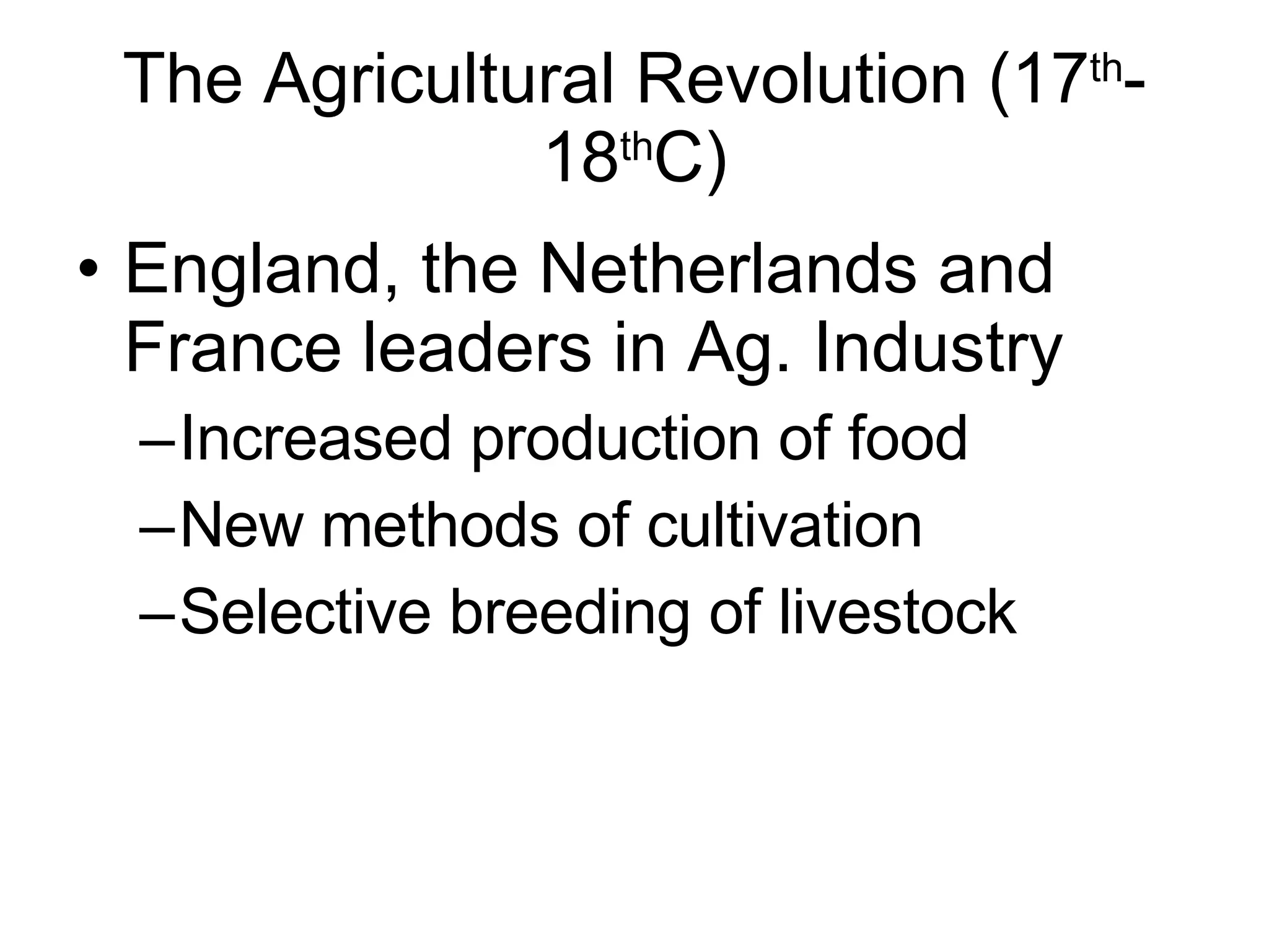 18th Century Economy And Society | PPT