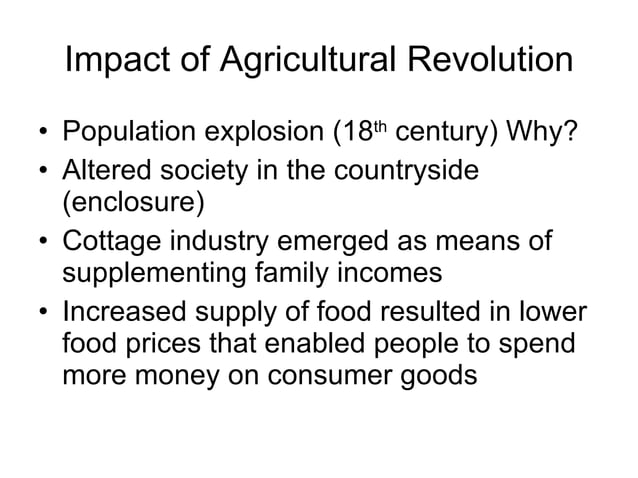 18th Century Economy And Society | PPT