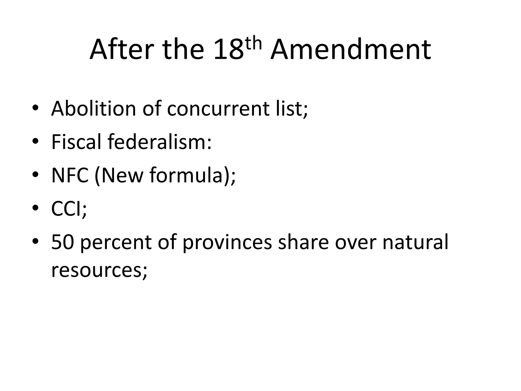 18 th amedment presentation ppt Zohaib Khan.pptx