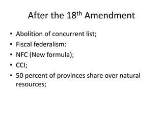 18 th amedment presentation ppt Zohaib Khan.pptx