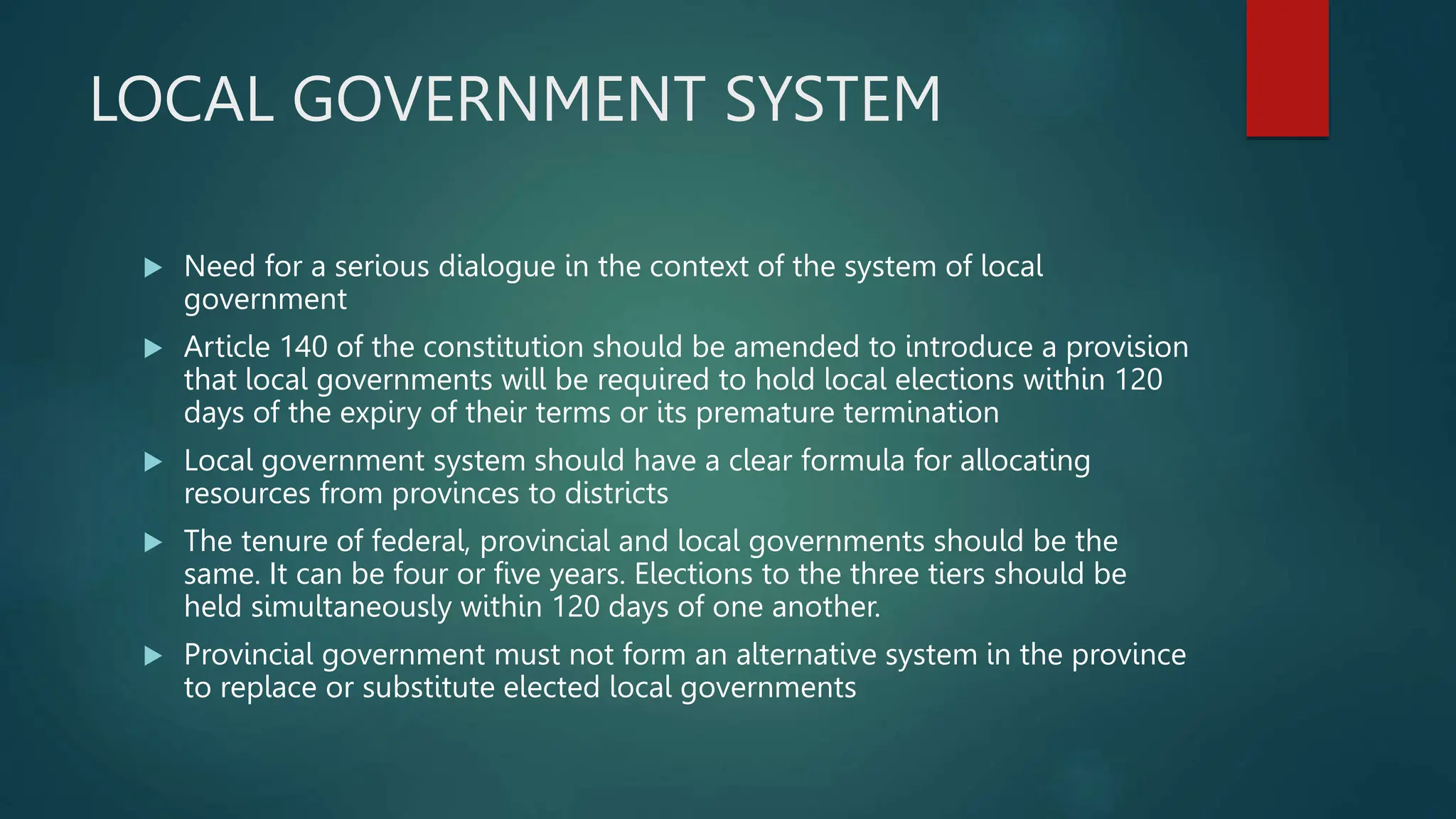 18th Amendment in the constitution of pakistan | PPTX