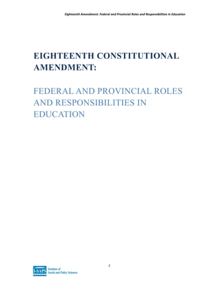 Eighteenth Amendment Document