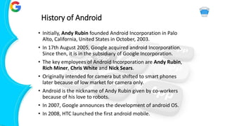 18th android intro | PPT