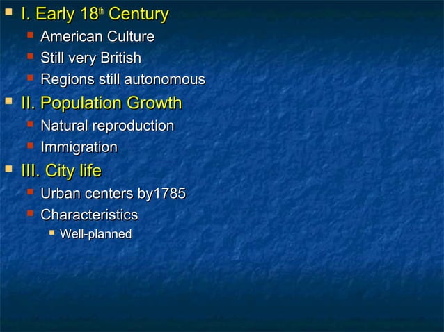 18th century | PPT