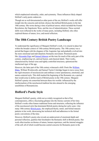 18th Century British poet Margaret Holford.docx