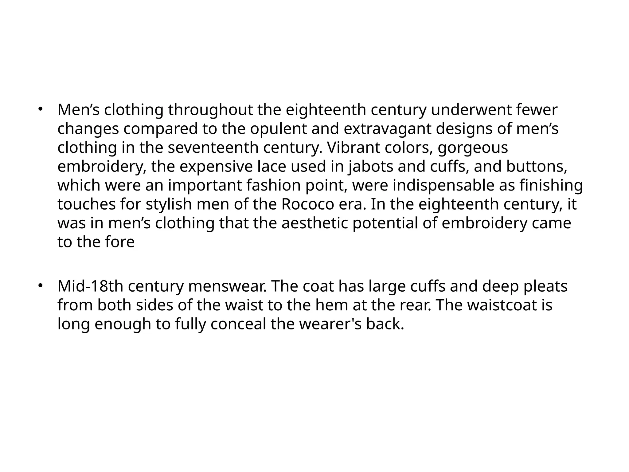 18th Century Fashion, History of fashion | PPTX
