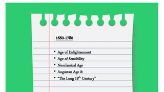 18th Century Literature - An overview | PPTX