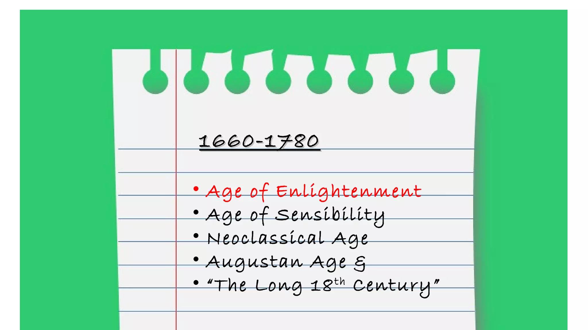 Neoclassical Literature| 18th Century Literature (Overview) | Age of Enlightenment | PPT