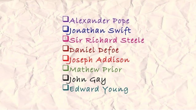 Neoclassical Literature| 18th Century Literature (Overview) | Age of ...