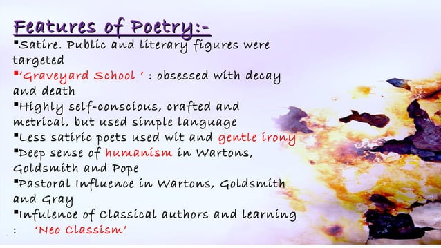 Neoclassical Literature| 18th Century Literature (Overview) | Age of ...