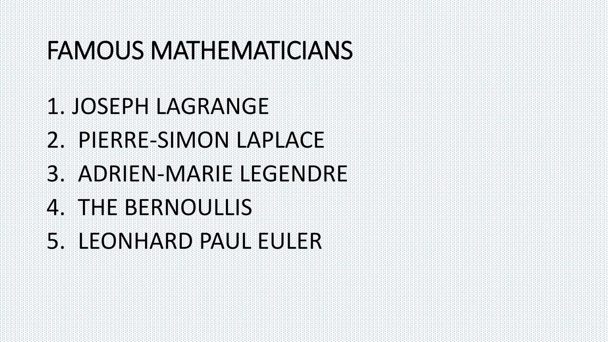 18th CENTURY MATHEMATICS | PPTX