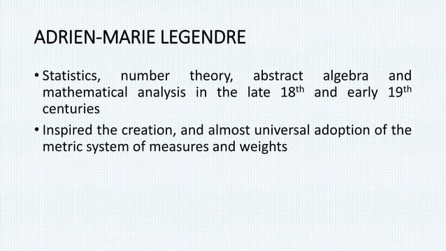 18th CENTURY MATHEMATICS | PPTX | Physics | Science