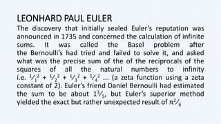 18th CENTURY MATHEMATICS | PPTX