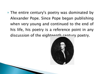 18th century poetry | PPT