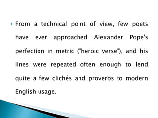 18th century poetry | PPT