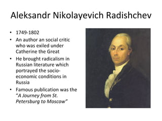 18th Century Russian Literature | PPT