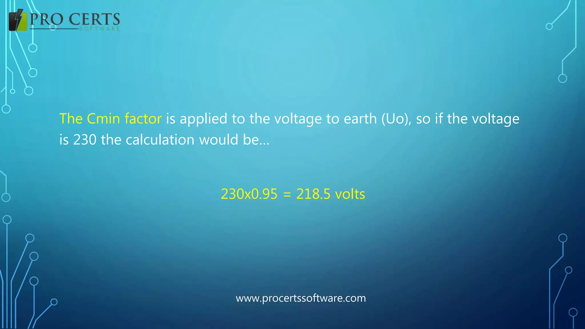 18th Edition max zs values BS7671 | PPTX