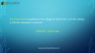 18th Edition max zs values BS7671 | PPTX