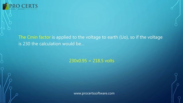 18th Edition max zs values BS7671 | PPTX