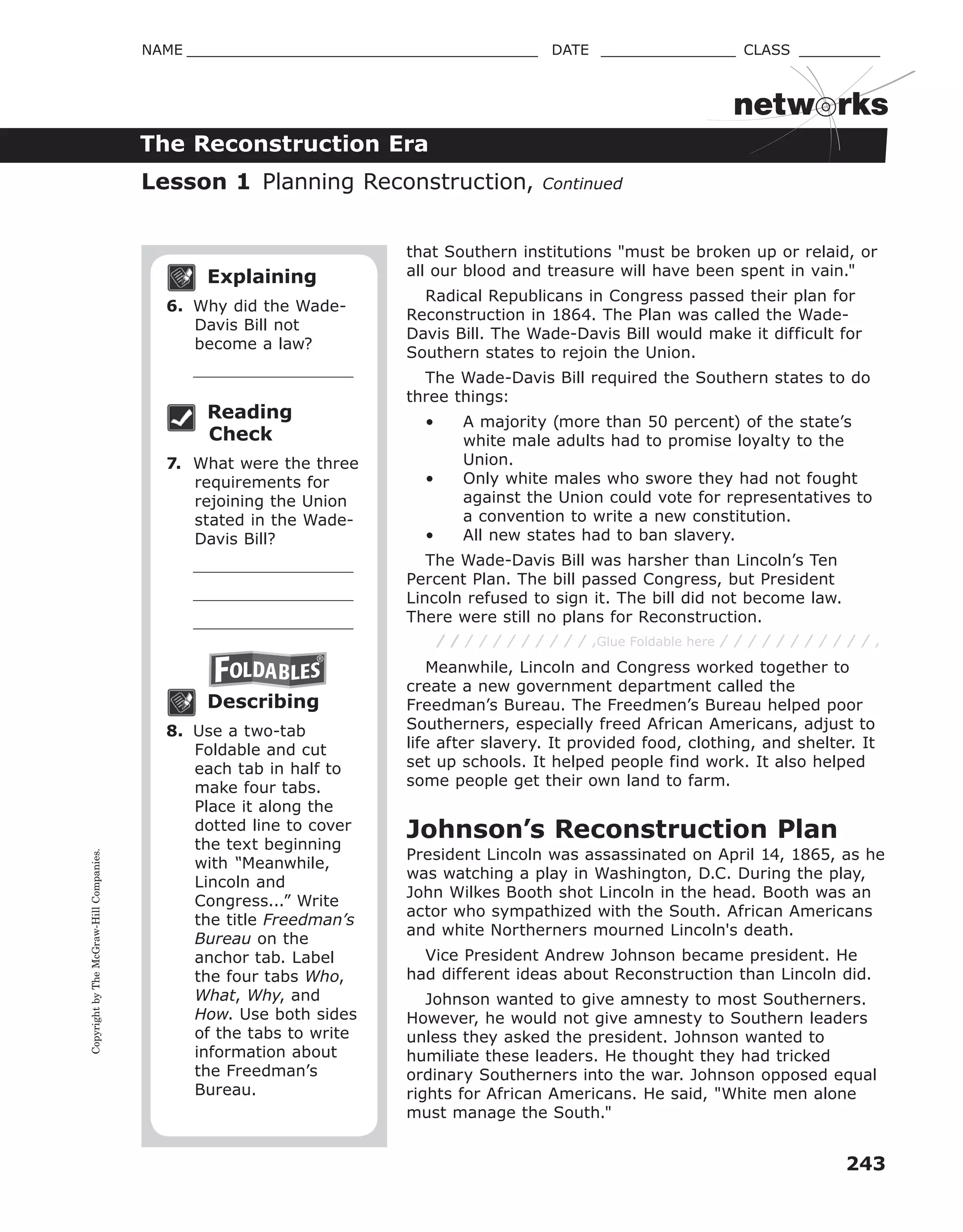 18the reconstruction era | PDF